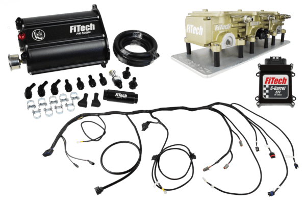 35610 Go EFI 3x2 Tri Power EFI Classic Gold External ECU, w/ Force Fuel ...