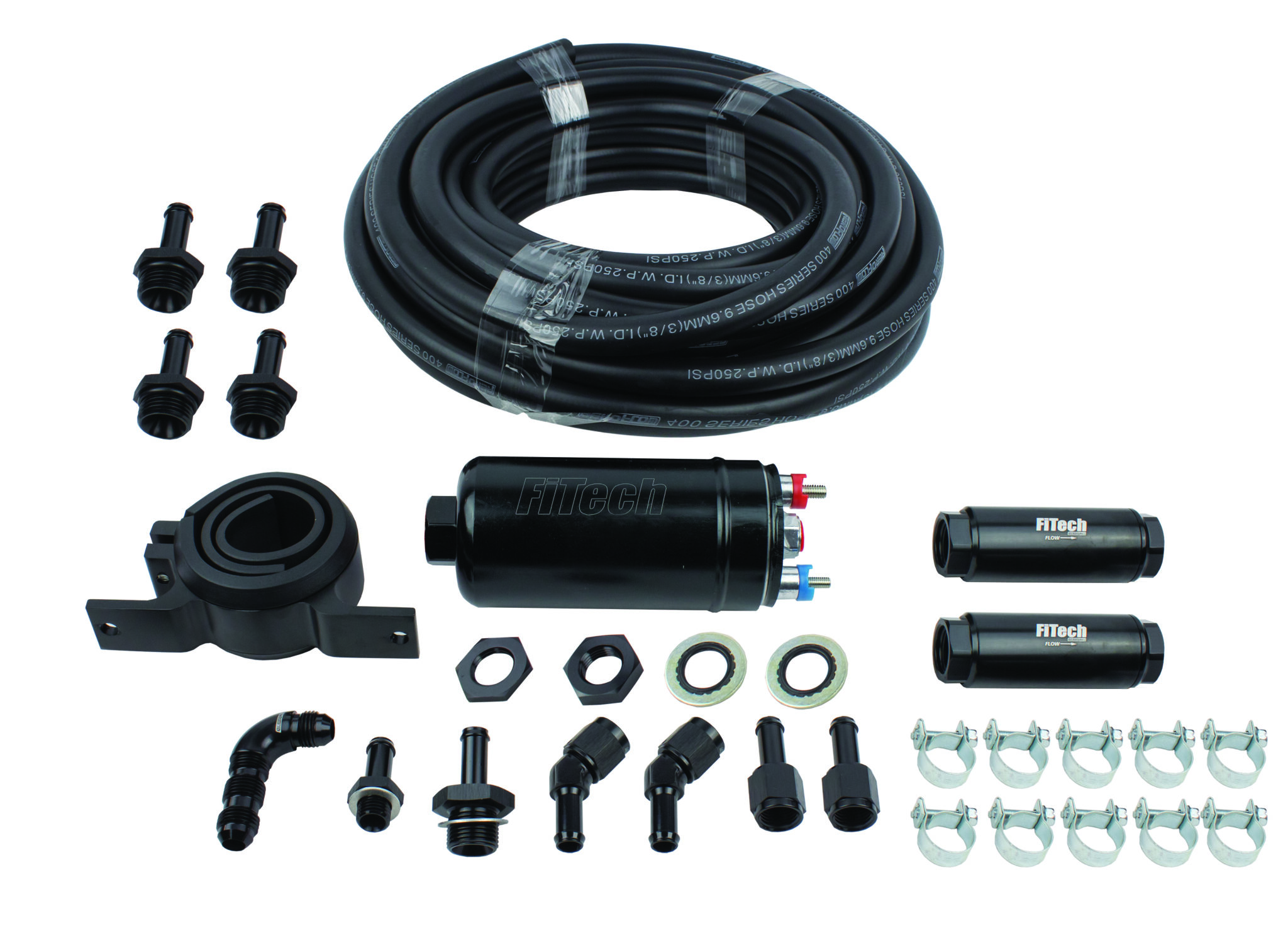 50001 Go EFI In-line Frame Mount Fuel Delivery Kit - FiTech Fuel Injection