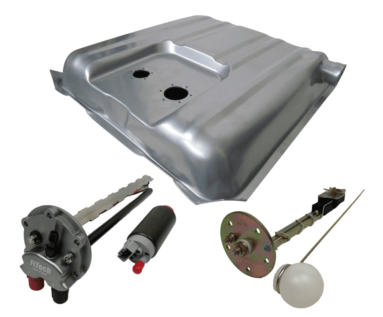 58004 55-56 Chevy EFI Fuel Tank w/ 0-30 Sender, Straps, & 50015 ...
