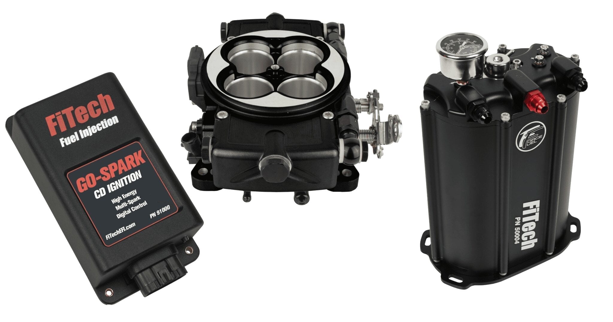 93521 Go EFI Classic Black 550 HP External ECU w/ Force Fuel, Fuel ...