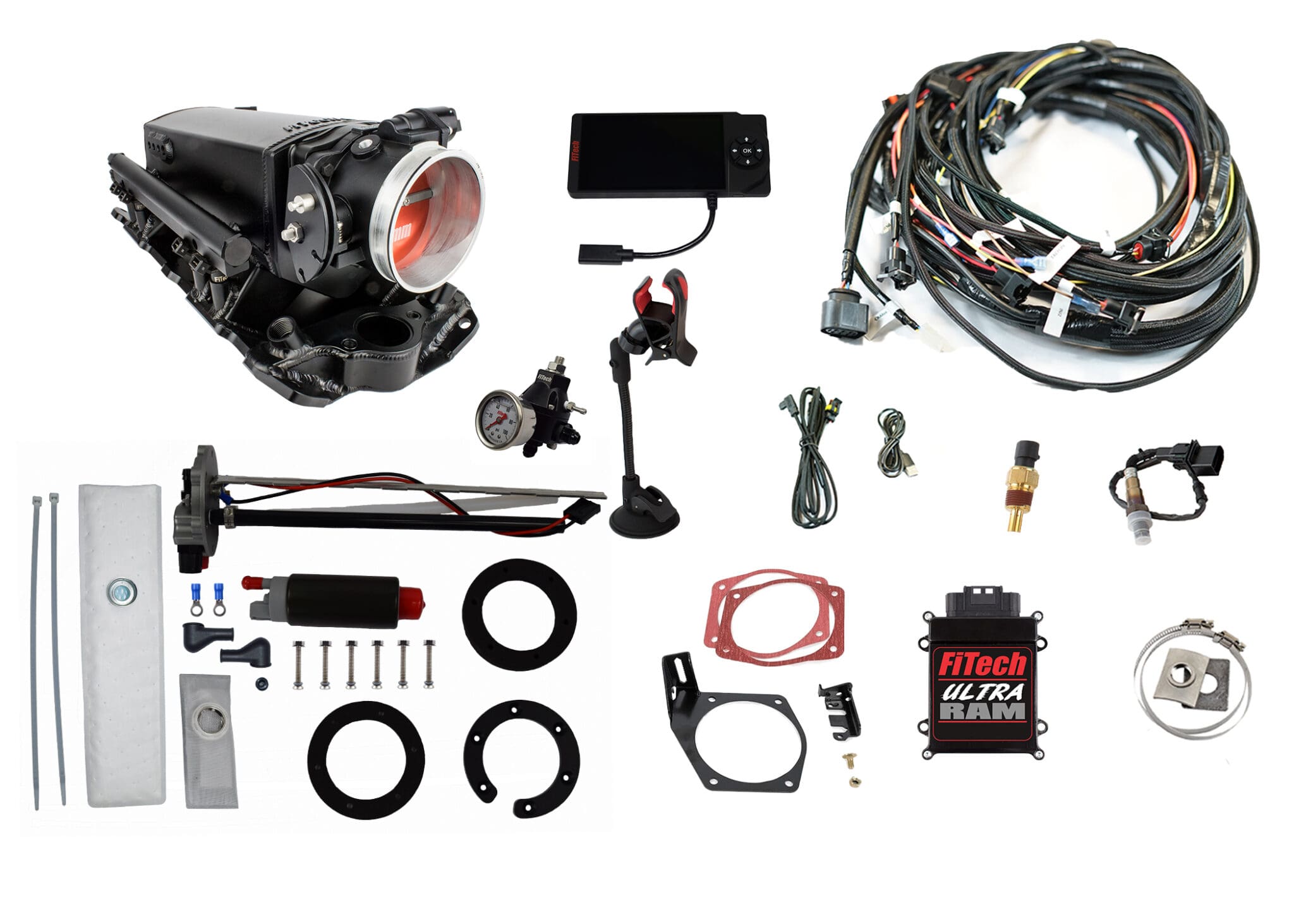 36231 Ultra Ram 650 HP Chevy Small Block EFI System With Go Fuel 340 ...