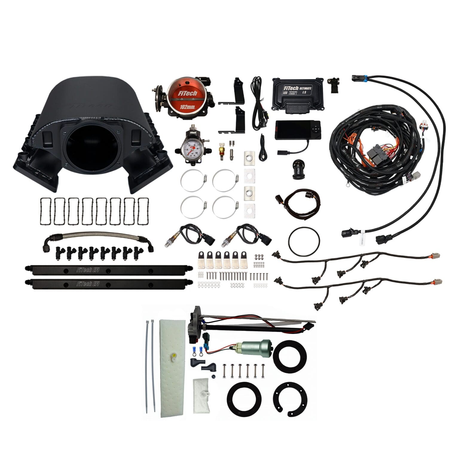76192Ultimate Rebel LS 1000 HP EFI System With Short Cathedral Intake ...