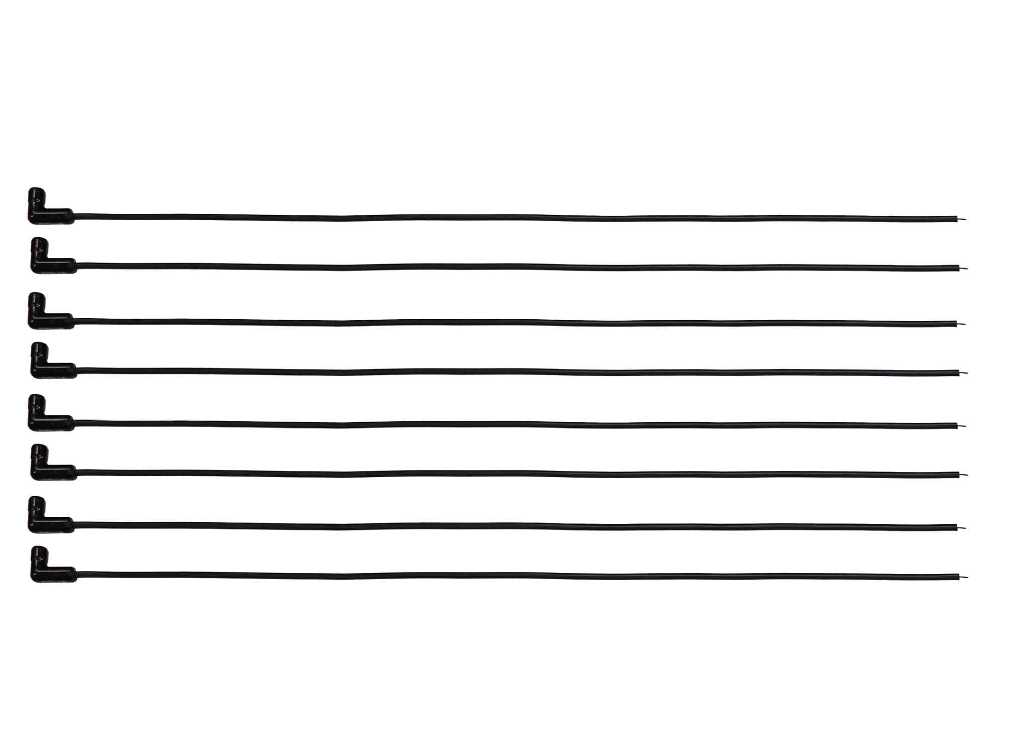 90022Go Spark Ceramic Spark Plug Wire Kit, 8mm Universal, SBC/BBC, 90 ...