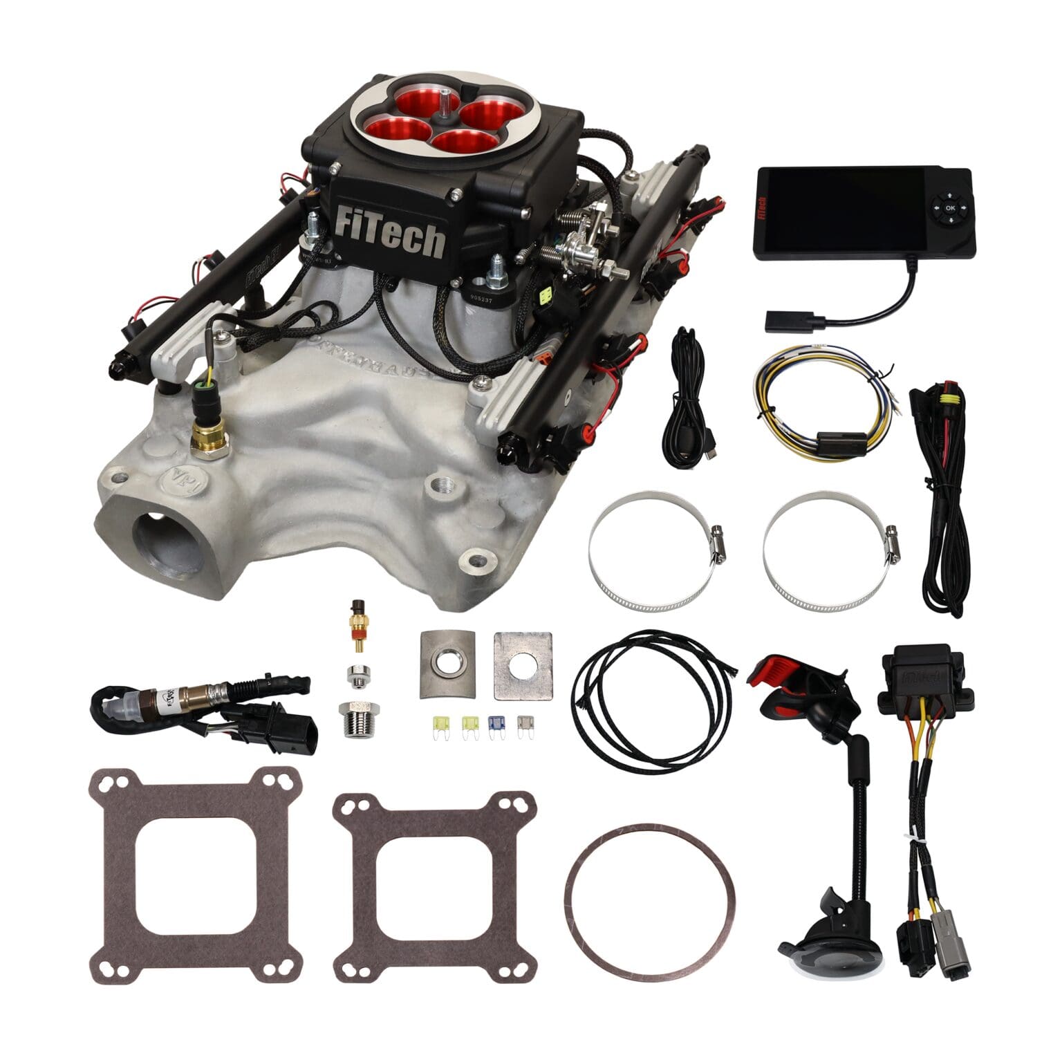 30202 FiTech Go Port Offenhauser 500 HP Ford 351W Port EFI System