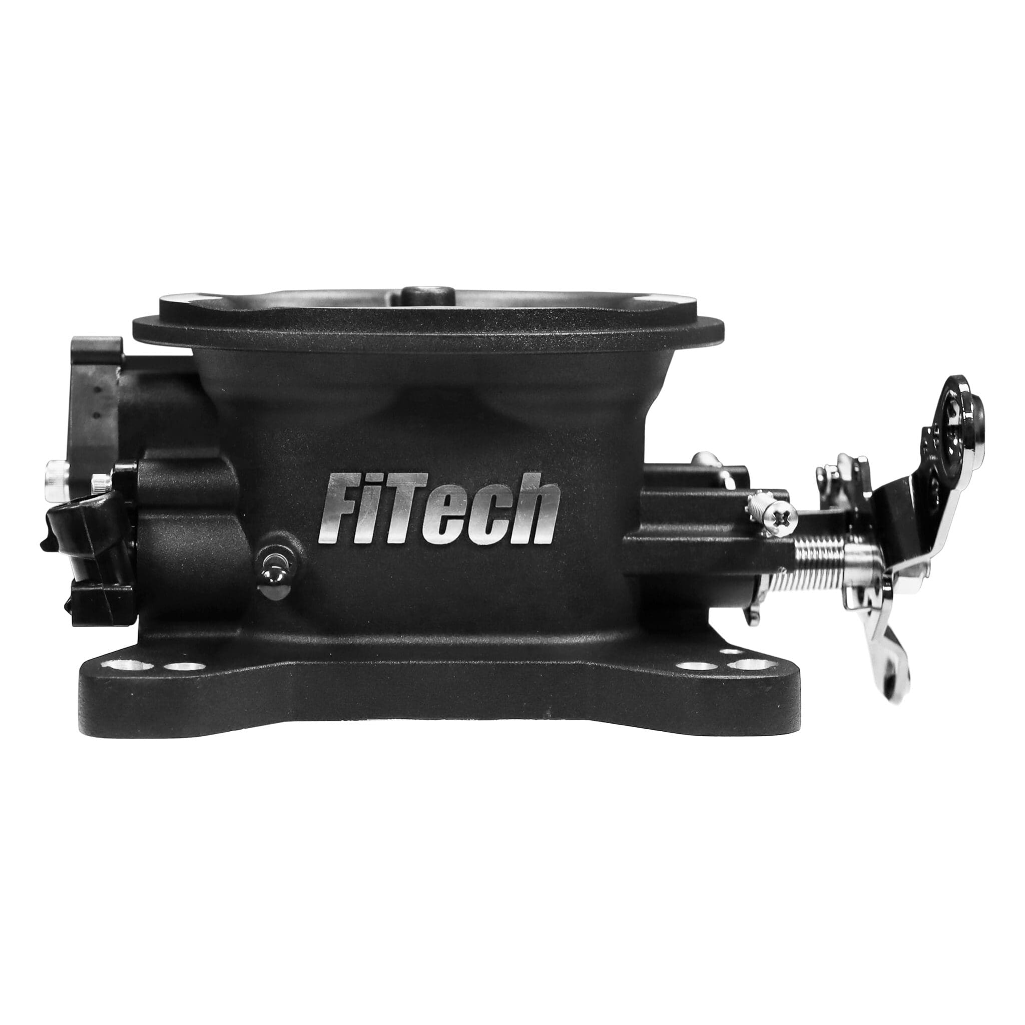 30032Universal 4150 4BBL Throttle Body, Black, MAP - FiTech Fuel Injection