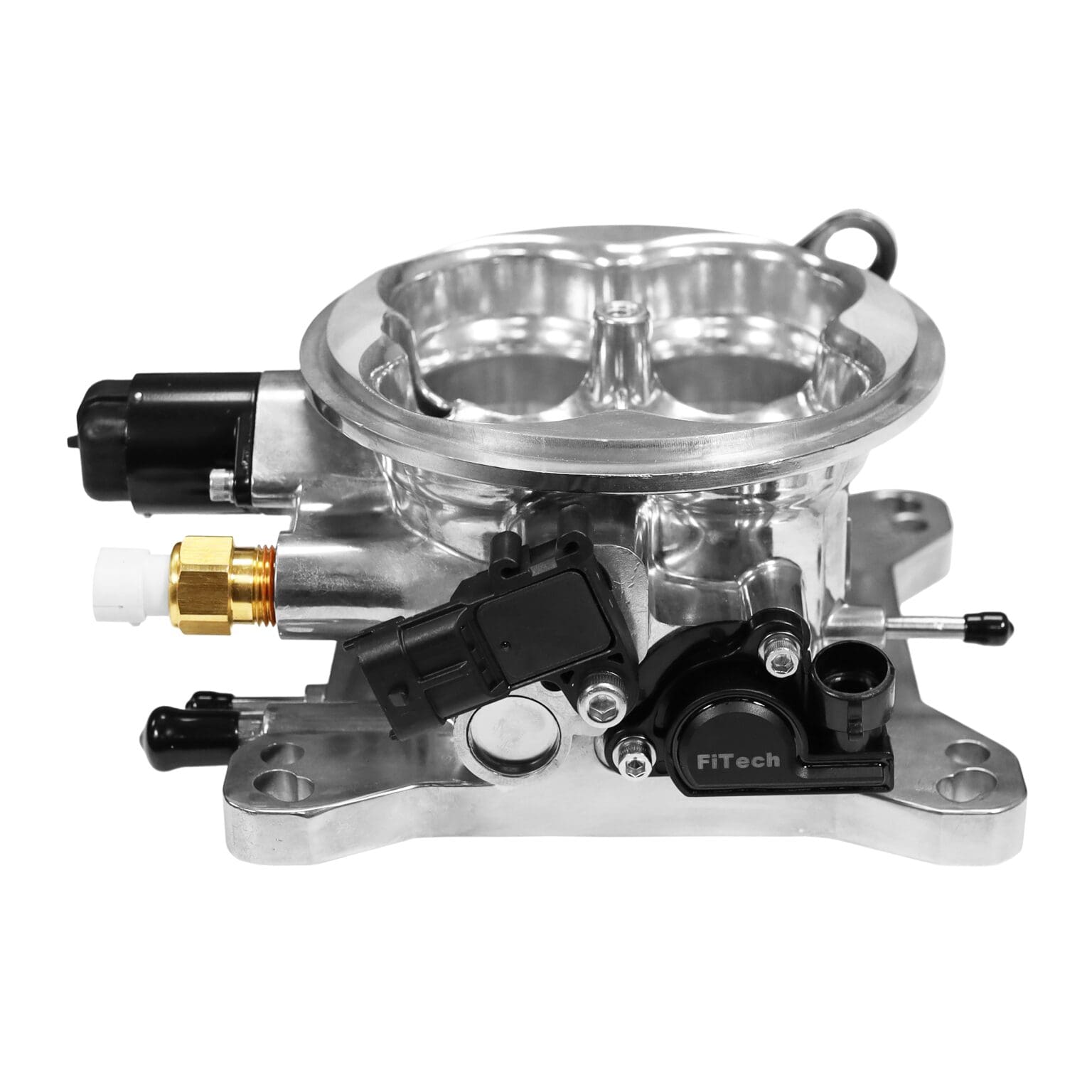30033Universal 4150 4BBL Throttle Body, Brilliant, MAP - FiTech Fuel ...