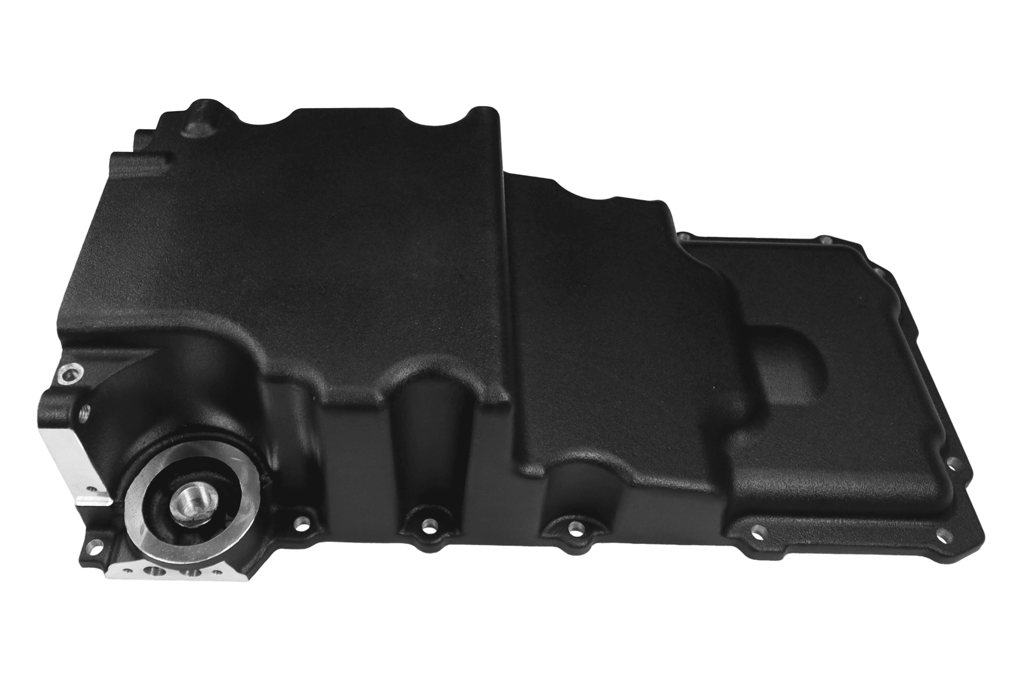 130202FiTech Plus, LS Swap Oil Pan, Medium Profile, Black, 6.25 Qts w ...