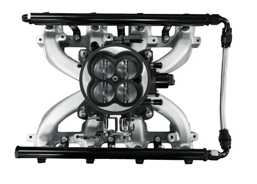 37012 Ultra Port LS 750 HP EFI Black System With LS3 Intake - FiTech ...