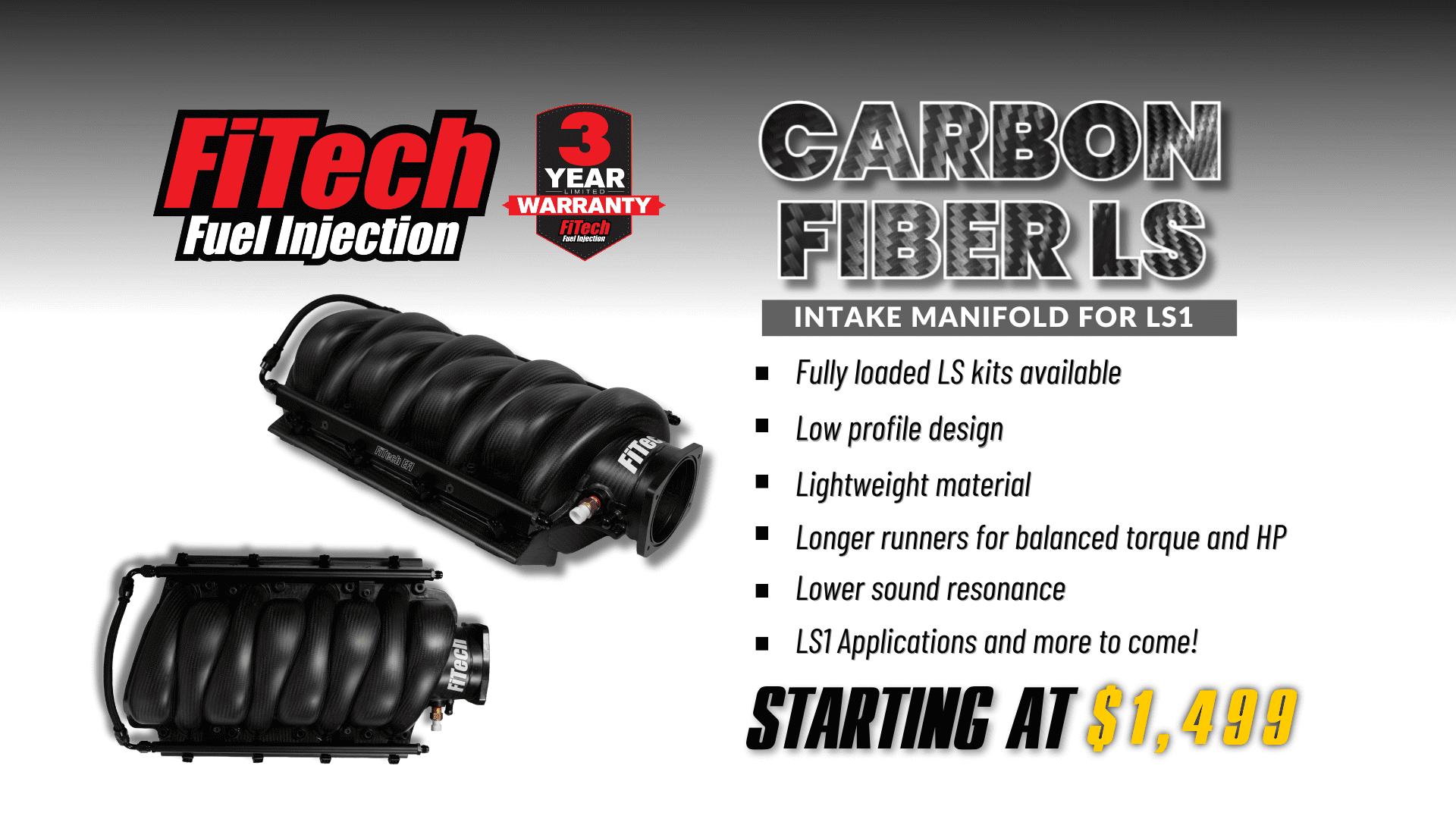 Carbon Fiber LS - FiTech Fuel Injection