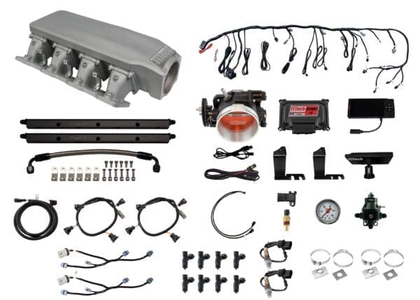 73107 Nitro-Port Cast LS1 1000 HP EFI System/ Short Cathedral Intake ...