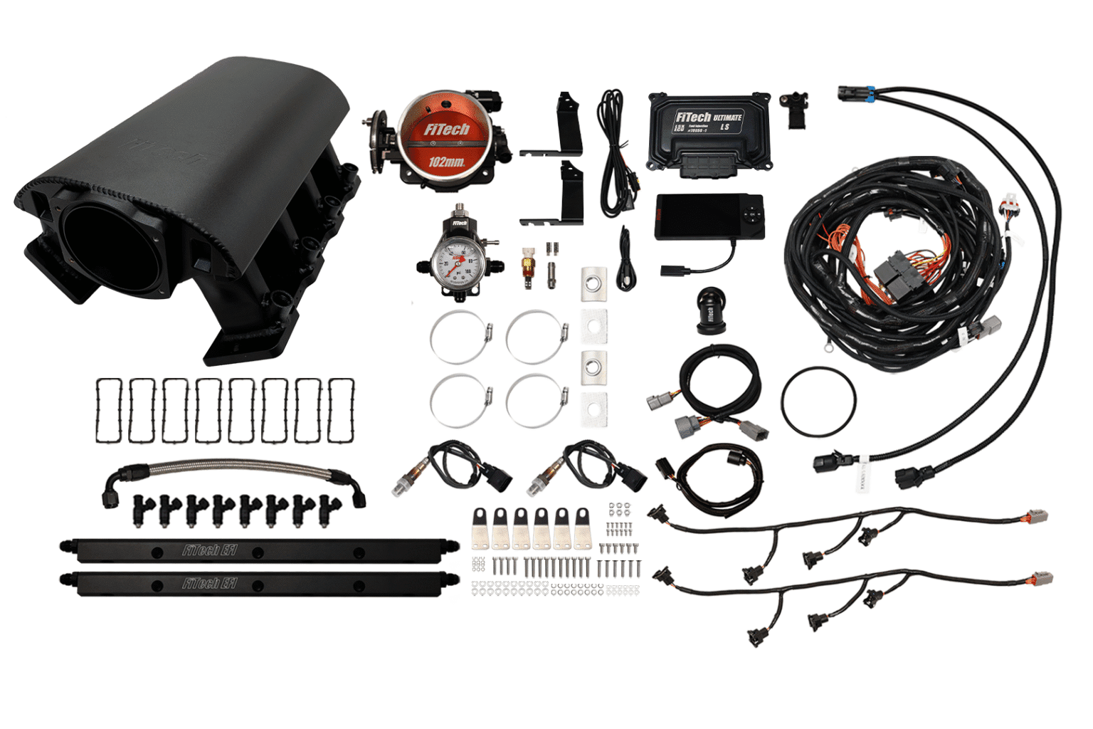 73096 Ultimate Rebel Black Tall LS1, LS1 1000 HP EFI System/ Tall ...